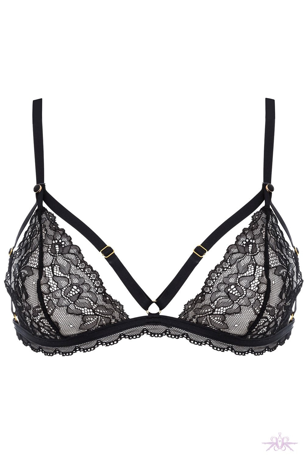 Maison Close Le Petit Secret Dentelle Openable Triangle Bra at the ...